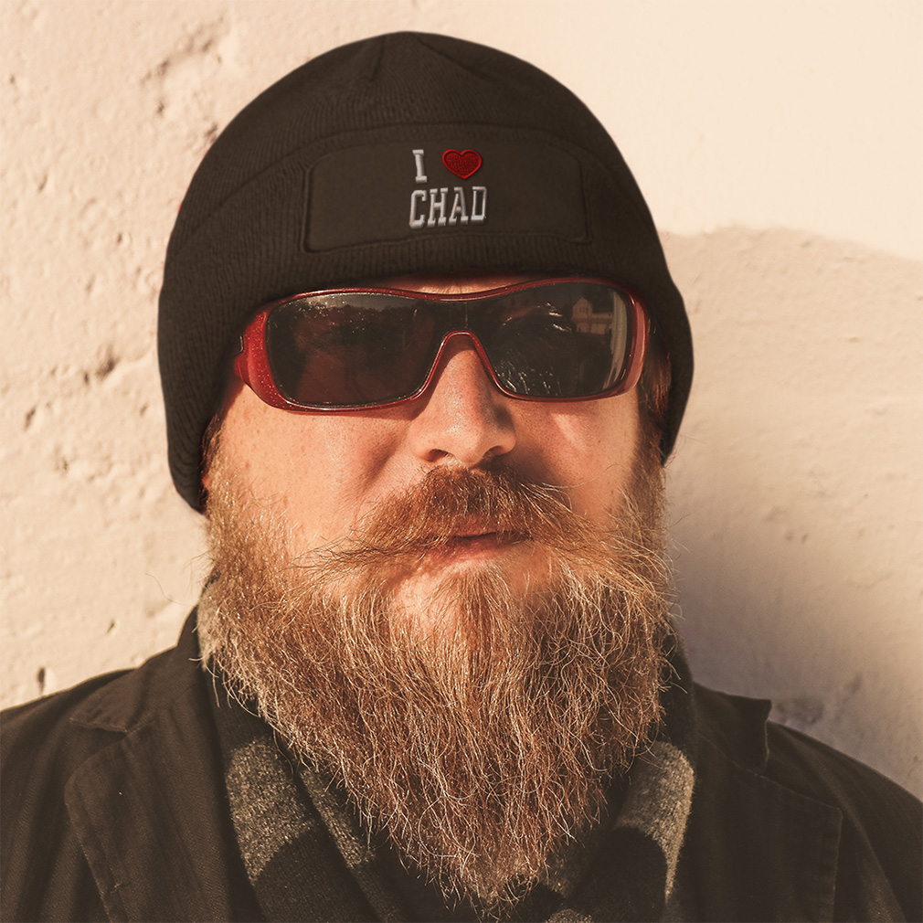 Patch Beanie for Men & Women I Love Chad Winter Hats Acrylic Skull Cap ...